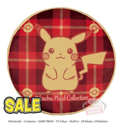 ポケットモンスター リバーシブルクッション 〜Pikachu Plaid Collection〜【A.レッド/ベージュ】 | LUCK ...